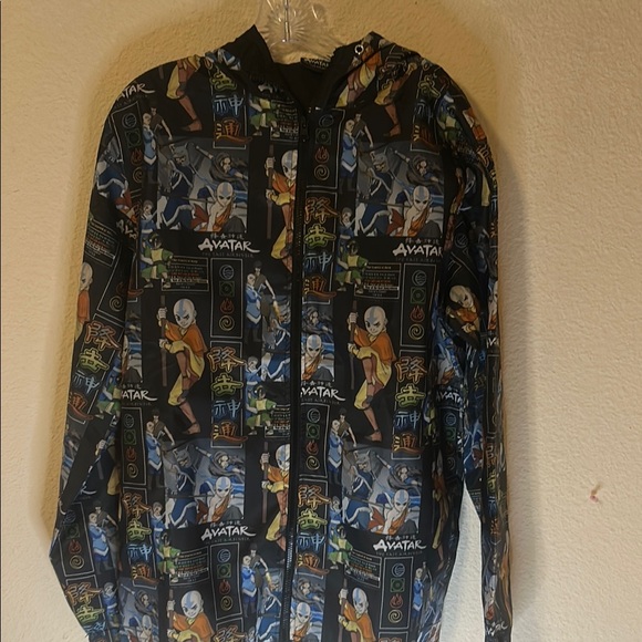 Nickelodeon | Jackets & Coats | Nickelodeon Avatar Graphic Jacket Black ...